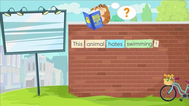 GO GETTER 4 UNIT 6 Get Grammar! – This animal loves eating fish.
