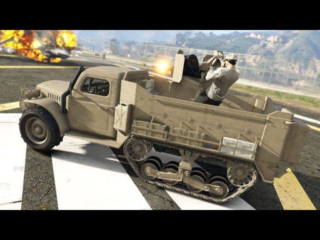 Grand Theft Auto V - Rockstar Games. Доставить Half-track на точку часть два