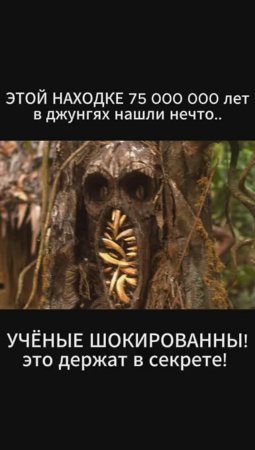 В джунглях нашли артефакты, которым 75 000 000 лет#shorts