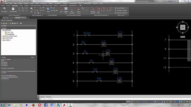AutoCAD Electrical Class - 6 Multi insert, Align Component, Link ...