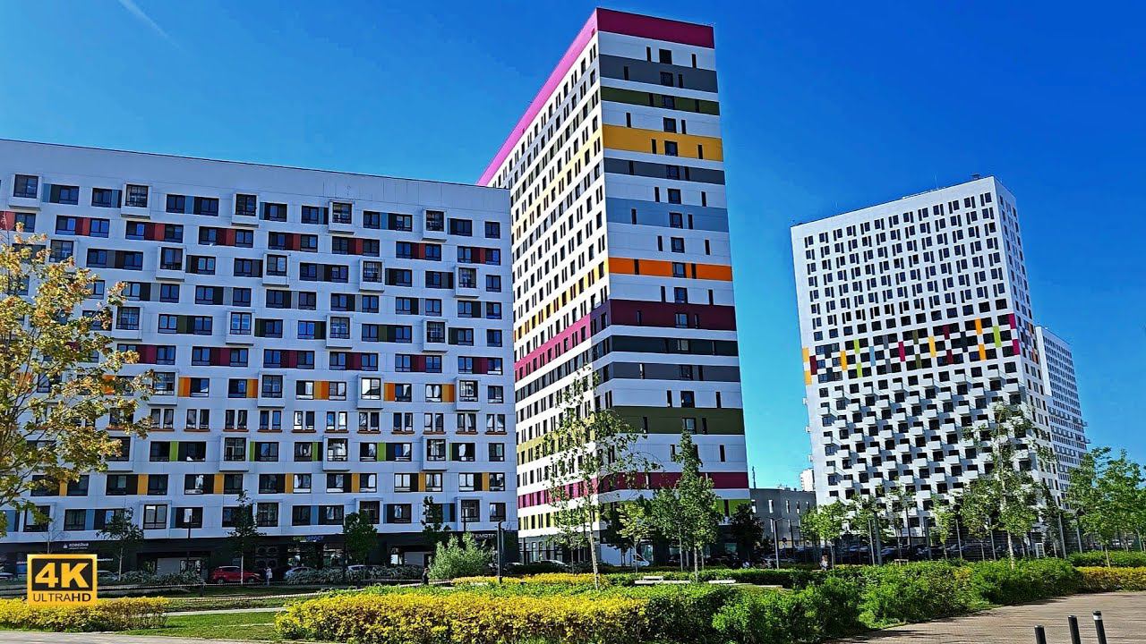 Прогулка по Москве: ЖК Грин Парк (с субтитрами)