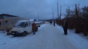 Нижний Тагил.  Посёлок Старатель пожар по улице Академика Поленова ,горит деревянный не жилой барак