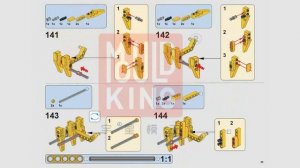 Mould King 17024 Building Instructions, PDF Manual free download, RC D8K BULLDOZER with 1003 pieces