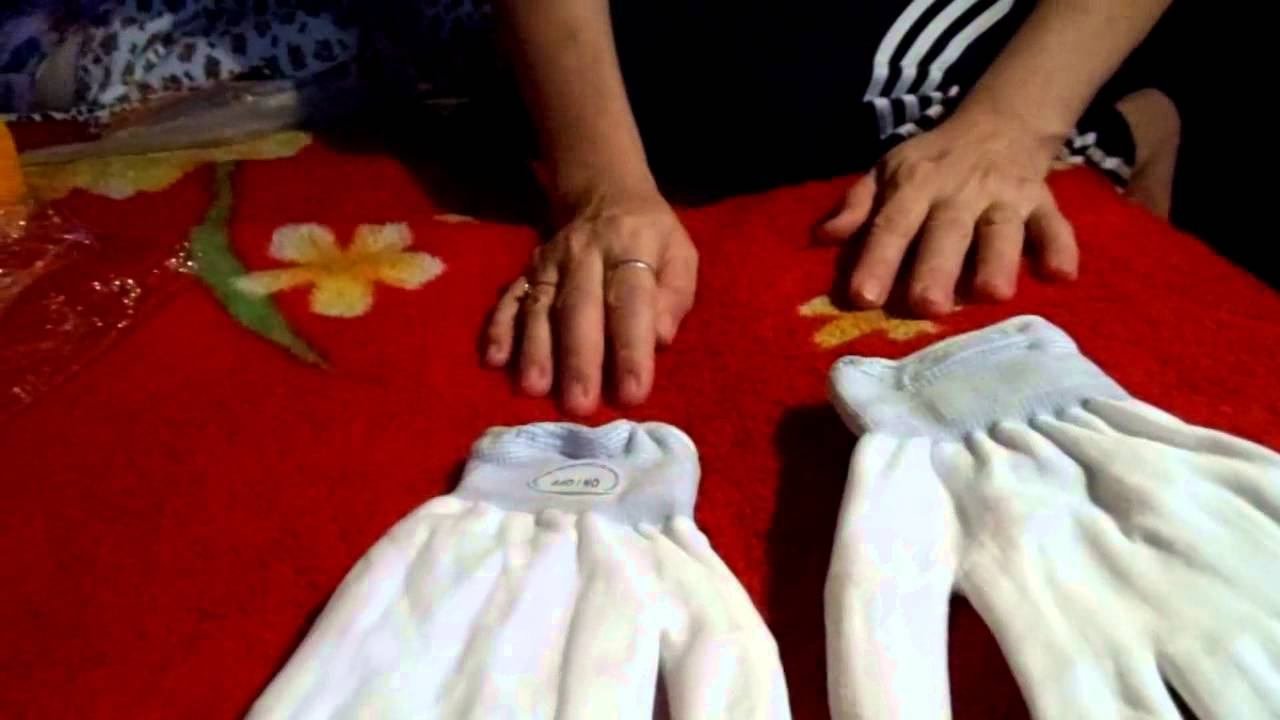 китайские светящиеся  перчатки