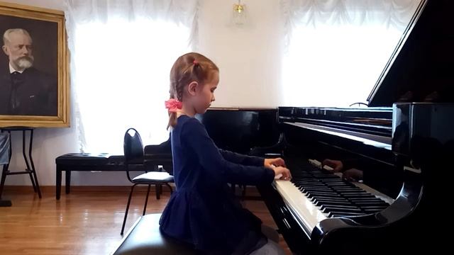 Ольга Севастьянова, 5 лет (фортепиано). Выступление 28.04.2021 г.