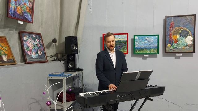 Открытие выставки "Наполняя голову" Виталия Бондаренко в ТСХР24 (16.12.2023)