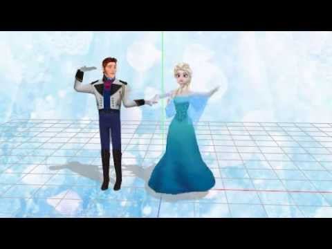 Эльза и Ханс- любовь!!! (MMD)