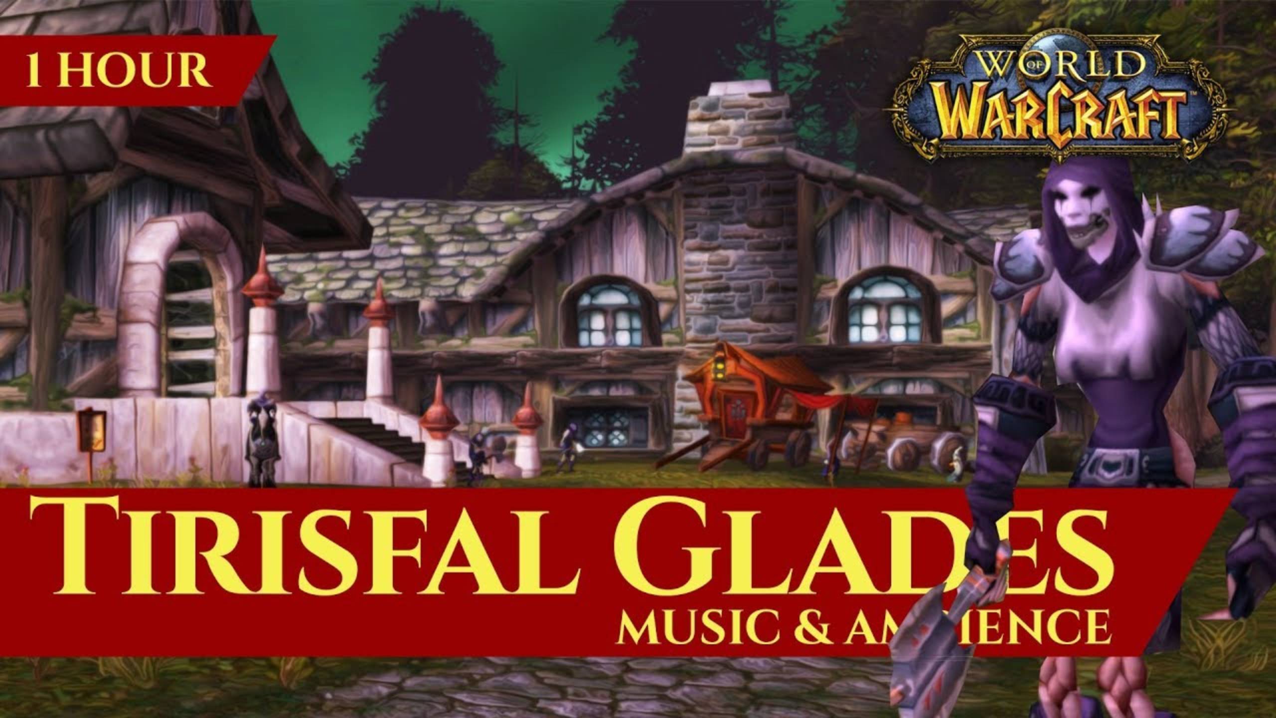 Vanilla Tirisfal Glades - Music & Ambience (1 hour, 4K, World of Warcraft Classic)