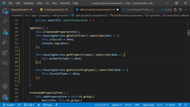 Hookup Add Property Page to WebAPI | - Part 1 | Angular Tutorial – смотреть онлайн видео от JS ...