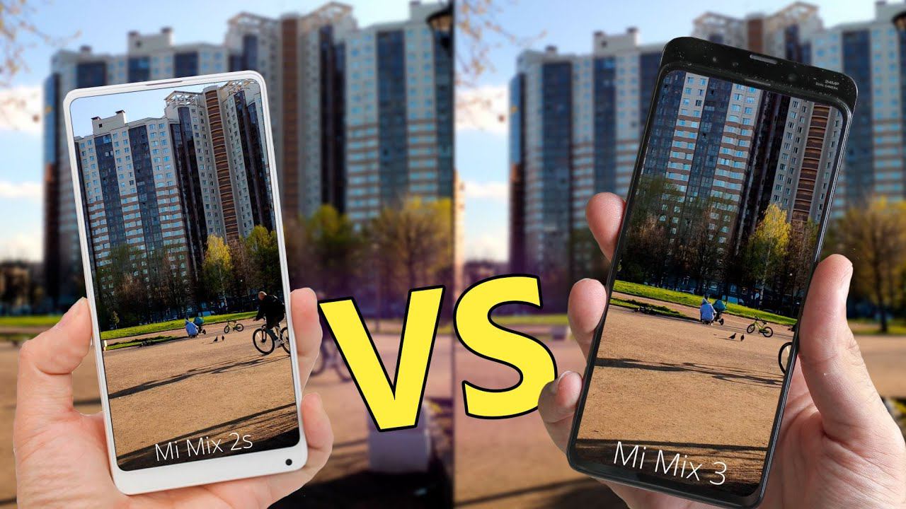 Xiaomi Mi Mix 2s vs. Mi Mix 3 - Сравнение камер смартфонов (Видео, Зум, Стабилизация, 120fps)