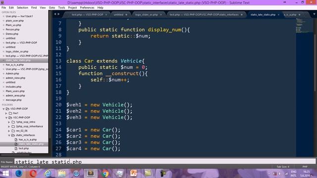 PHP OOP part 3 05 | 06 | 2016 – смотреть онлайн видео от PHP Playground: игра и творчество в ...
