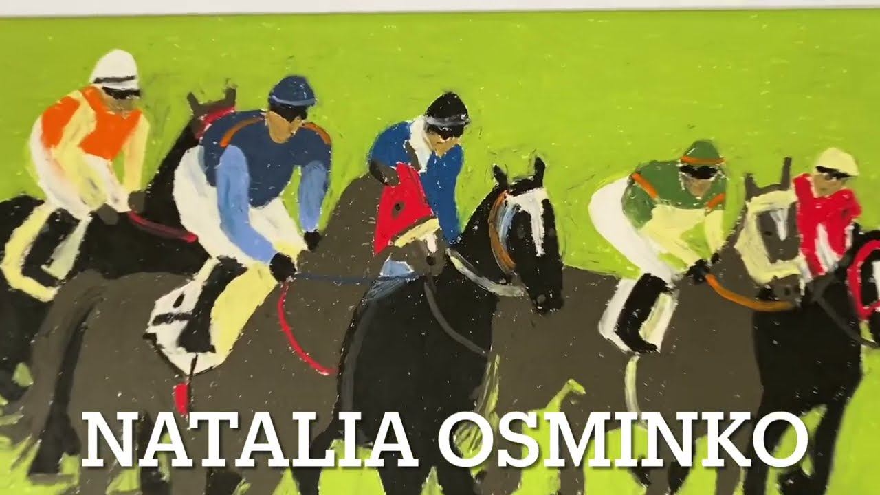 Графика оригинал «Конный спорт», А4, картина