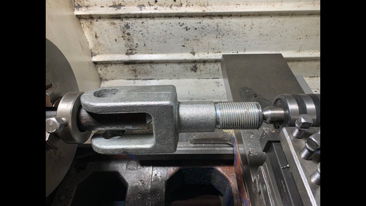 Как быстро поправить резьбу на прицепном для Камаза.