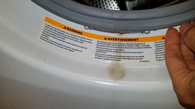 LG Front Loader Washing Machine Drum Smoking & Burning Rubber Smell ...