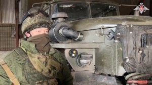 Боевая работа миномётов Василёк