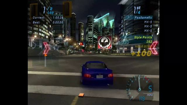 NFS Underground - Гонка 7 - Tournament 1 (без комментариев)