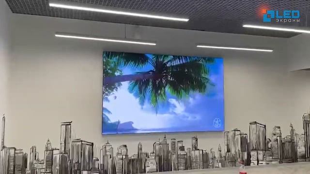 Видеоэкран для помещения, г. Москва, Р1.5 мм