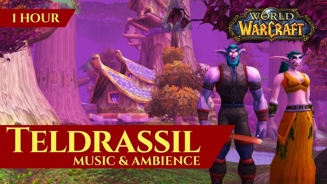 Vanilla Teldrassil Music & Ambience (1 hour, World of Warcraft Classic)