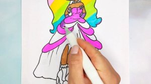 Рисуем куклу Лол OMG / Украшаем блёстками / Декор для платья /