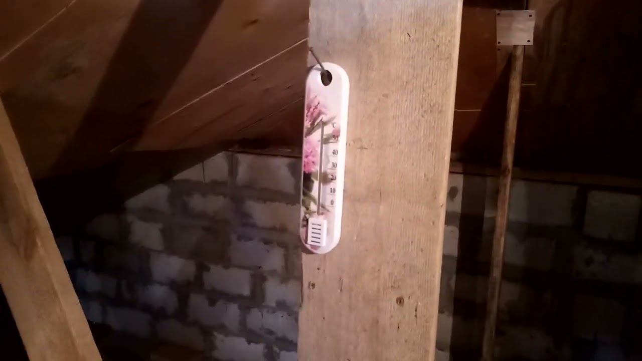 Утеплитель не пускает жару от раскалённой крыши, факт!