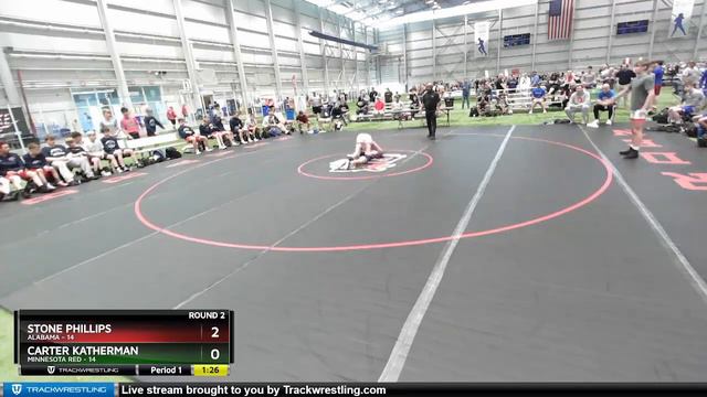 113 Lbs Round 2 (8 Team) - Stone Phillips, Alabama Vs Carter Katherman ...