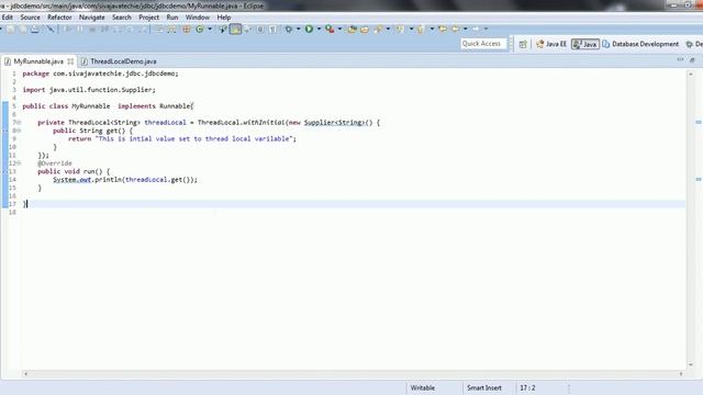 ThreadLocal in Java – смотреть онлайн видео от Java Visionaries: воплощайте свои идеи в хорошем ...