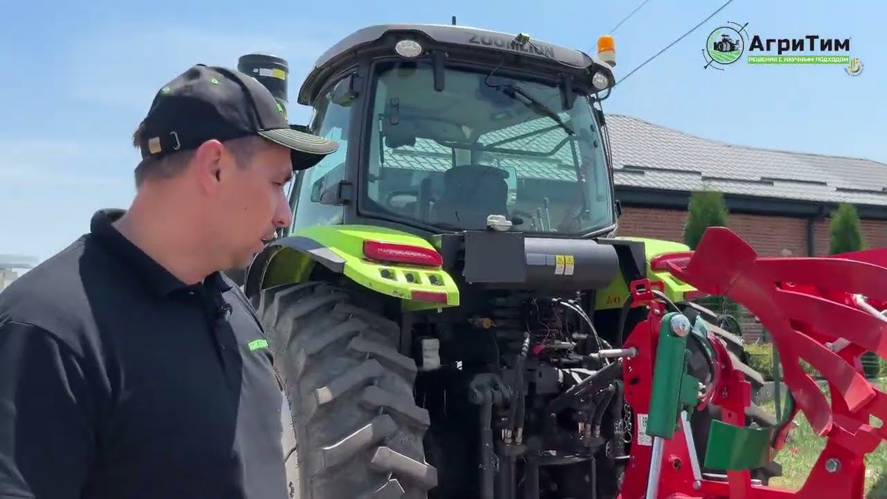 Демонстрационный показ плуга AgroMasz 3+1 (с болтовой защитой)