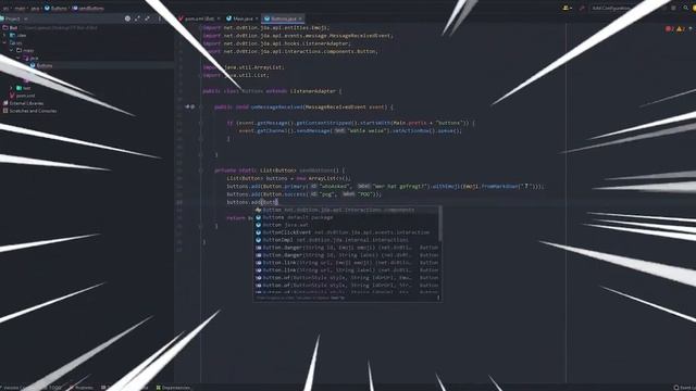 DISCORD BUTTONS in JAVA / JDA 2022 – смотреть онлайн видео от ...