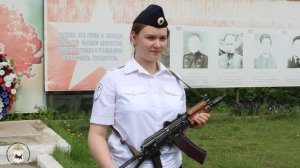 Церемония приведения к «Присяге сотрудника ОВД РФ» в ОМВД России по Тайшетскому району