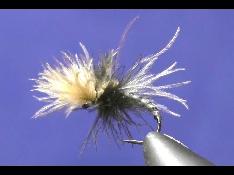Мушка CDC Puffs Midge Fly, dry fly. Сухая мушка.