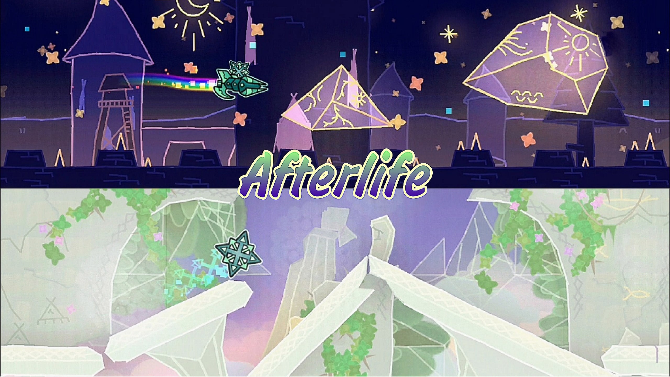 ШЕДЕВР! Afterlife by nasgubb (Normal 3*) [All coins] | Geometry Dash