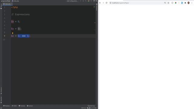 13 What Are Expressions In PHP & How They Are Evaluated - Full PHP 8 Tutorial