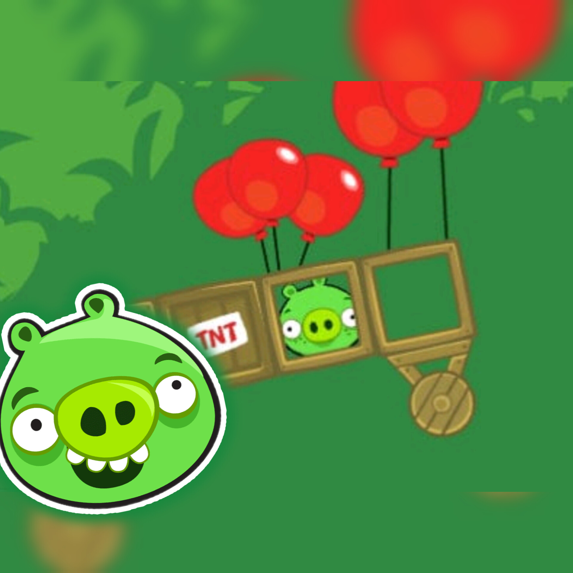 Свин готов к путешествию! ~Bad piggies~