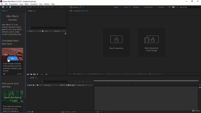 4. After Effects Interface - Workspaces.mp4