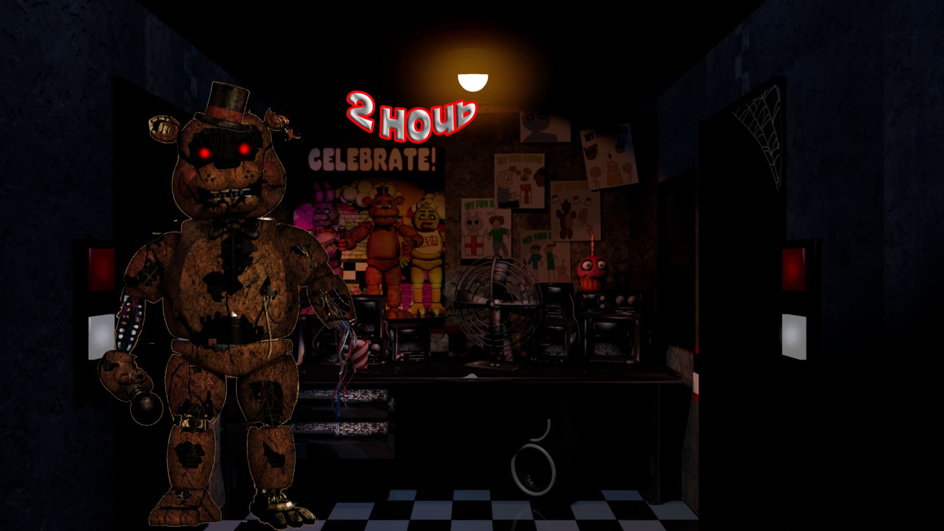 Five Nights in the Dark 3 ночь эндо 1