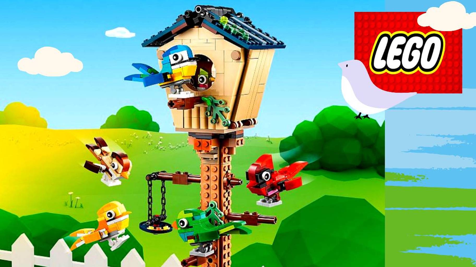 LEGO Creator 31143 Скворечник Обзор набора лего 3 в 1