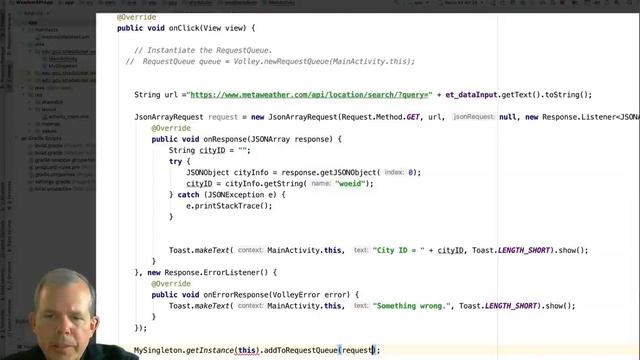 Java Android App using REST API - Network Data in Android Course