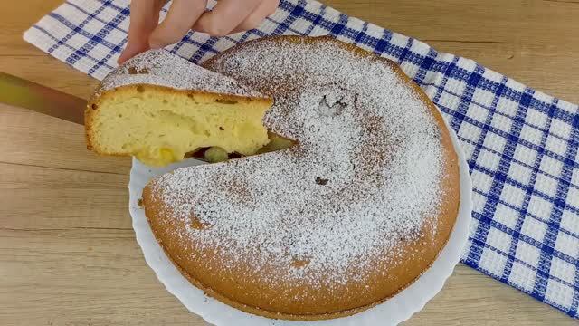 Мандариновый пирог.