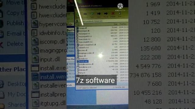 Open. Wim file  with........!!!