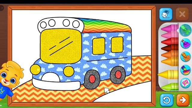 Уникальная веселая раскраска . На Русском. Для детей.