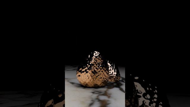 blender 3d. Две мармеладных золотых клубники (VBMold)