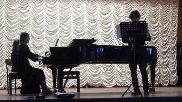 20240428 Отчётный концерт 09 Рубинштейн Соната 2 для скрипки и фортепиано 1 часть