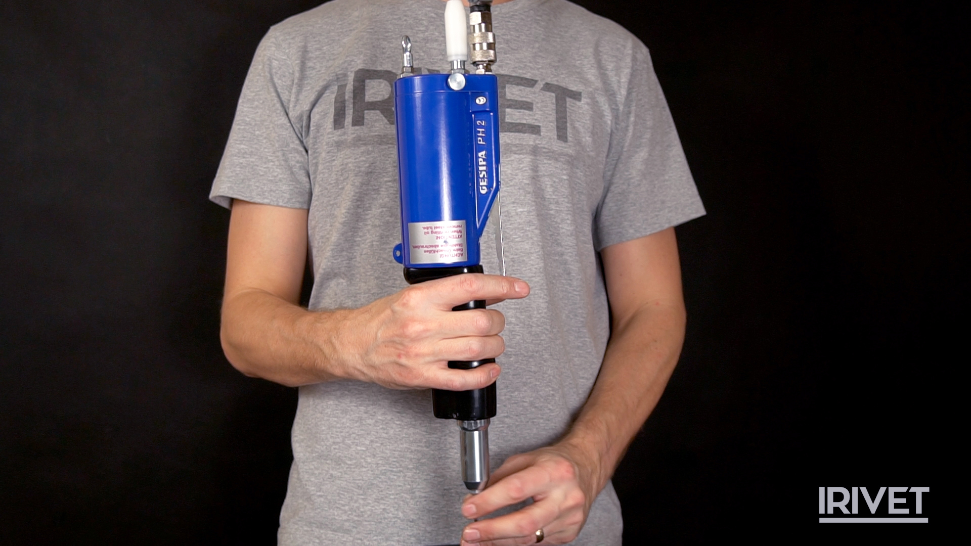GESIPA PH-AXIAL - пневмо-гидравлический вертикальный заклёпочник для вытяжных заклёпок Ø2.4 - 5.0 mm