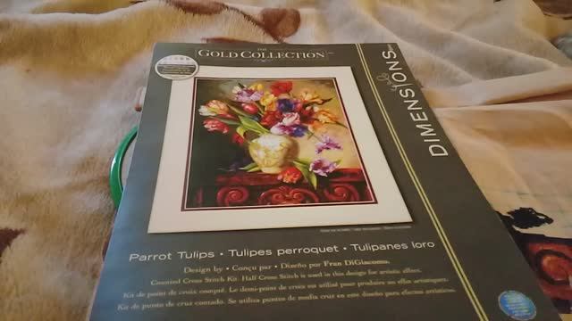 Отшив проекта DIMENSIONS " Попугайские тюльпаны" отчет 14