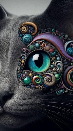 Коты и кошки. Порода Русская голубая кошка