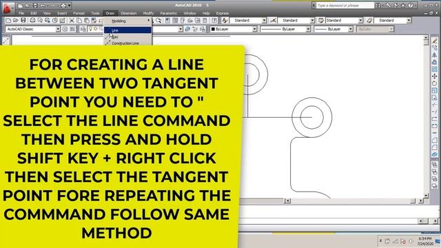 AutoCAD Mechanical Drawing Practice -05 - смотреть видео онлайн от ...
