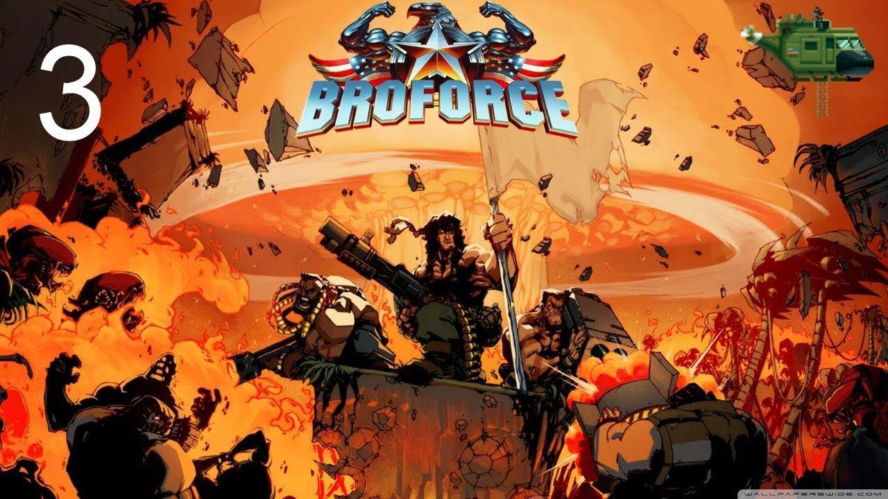 Broforce 3 часть: Рельсовая крепость