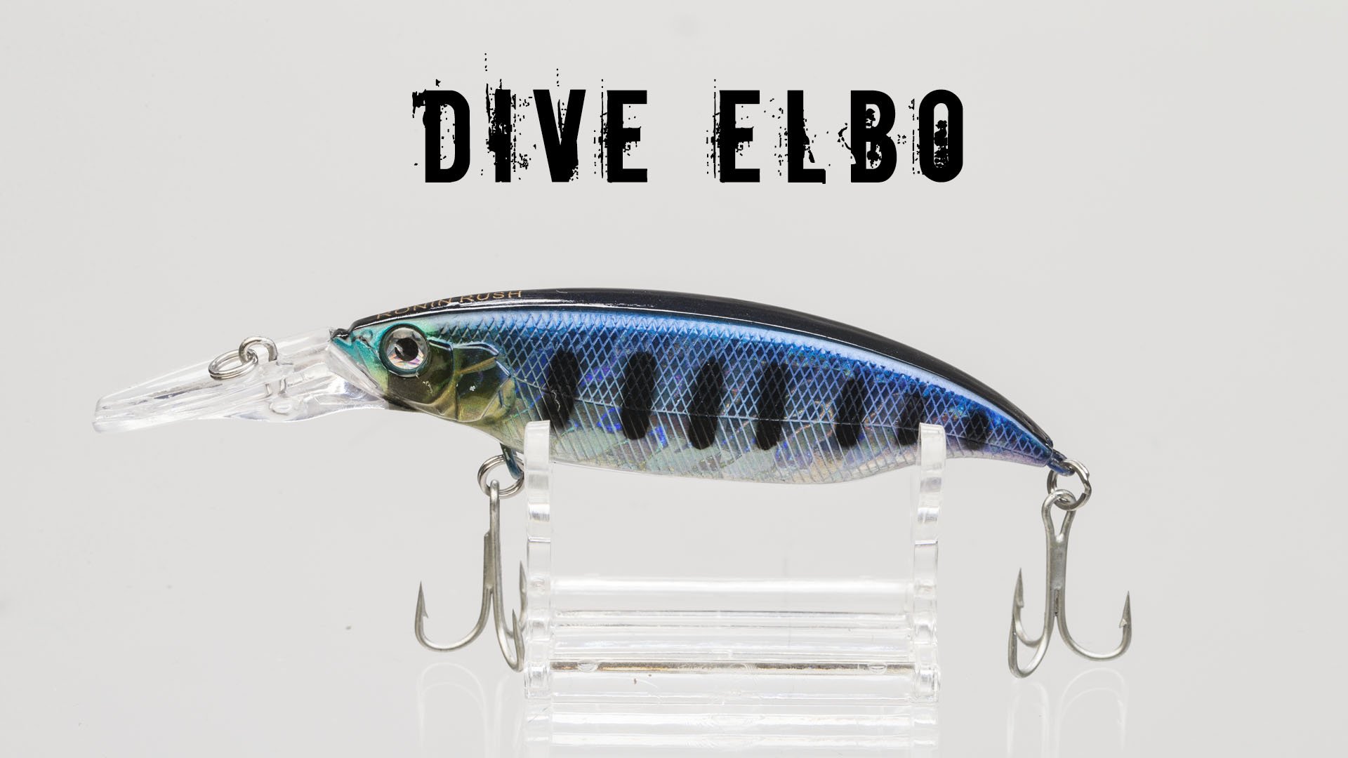 Воблер Concept Dive Elbo Ronin Rush игра воблера на крупного окуня и щуку