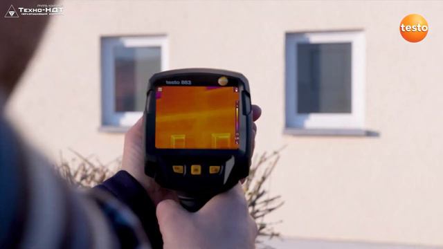 Строительная термография с тепловизором testo 883