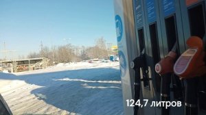 Ульяновск - Канаш - ЦКАД - Клин по новой трассе М12 "Восток" зимой